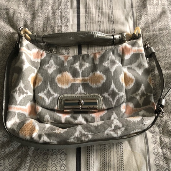 Coach | Bags | Coach Signature Kristin Ikat Handbag | Poshmark